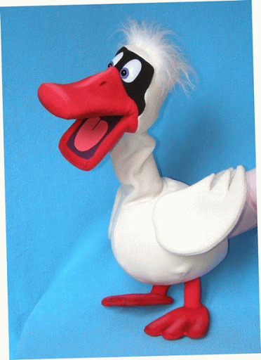 Goose , puppet doll