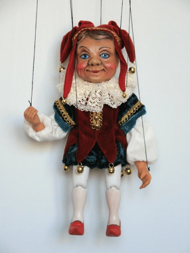Jester , marionette puppet