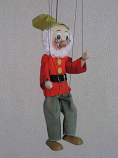 Buy Clown Wooden Marionette | size 8", code MA121 | Gallery Czech ...