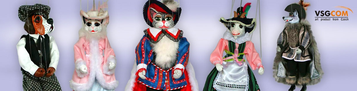 Puppets, String Puppets, Gallery Portrait & Czech Puppet Store