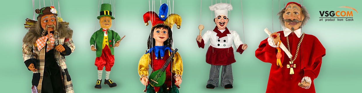 Puppets, String Puppets, Gallery Portrait & Czech Puppet Store