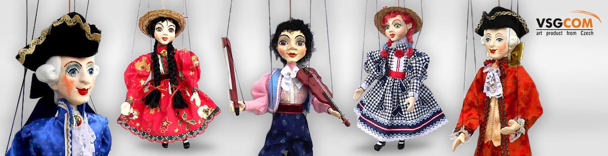 Puppets, String Puppets, Gallery Portrait & Czech Puppet Store