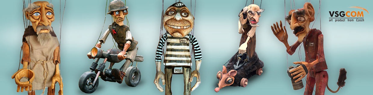Puppets, String Puppets, Gallery Portrait & Czech Puppet Store